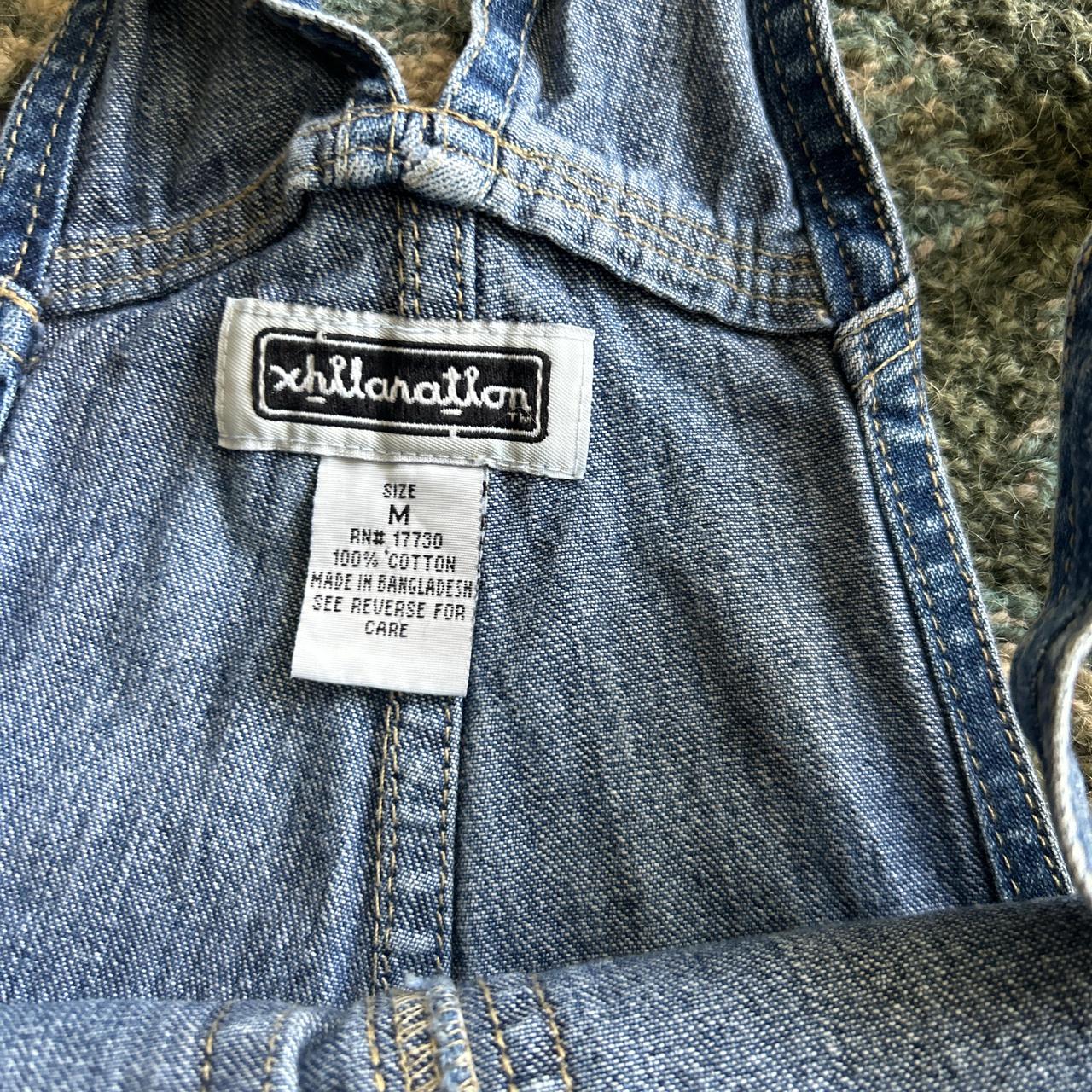 Y2K Xhilaration Overalls Dark wash overalls supa... - Depop