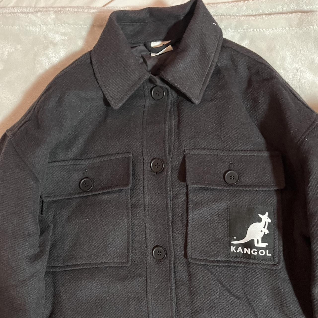 kangol h&m shacket | size xs great condition, worn... - Depop