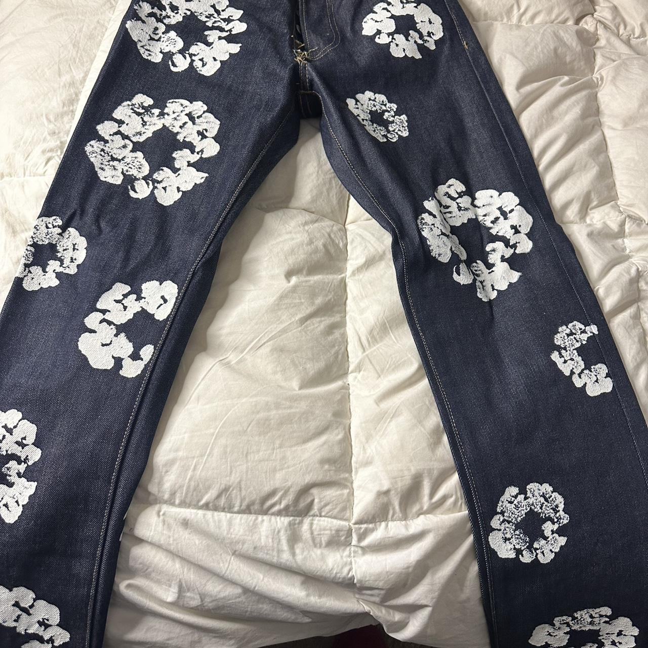 denim tear jeans Authentic Ripped in the crotch... - Depop