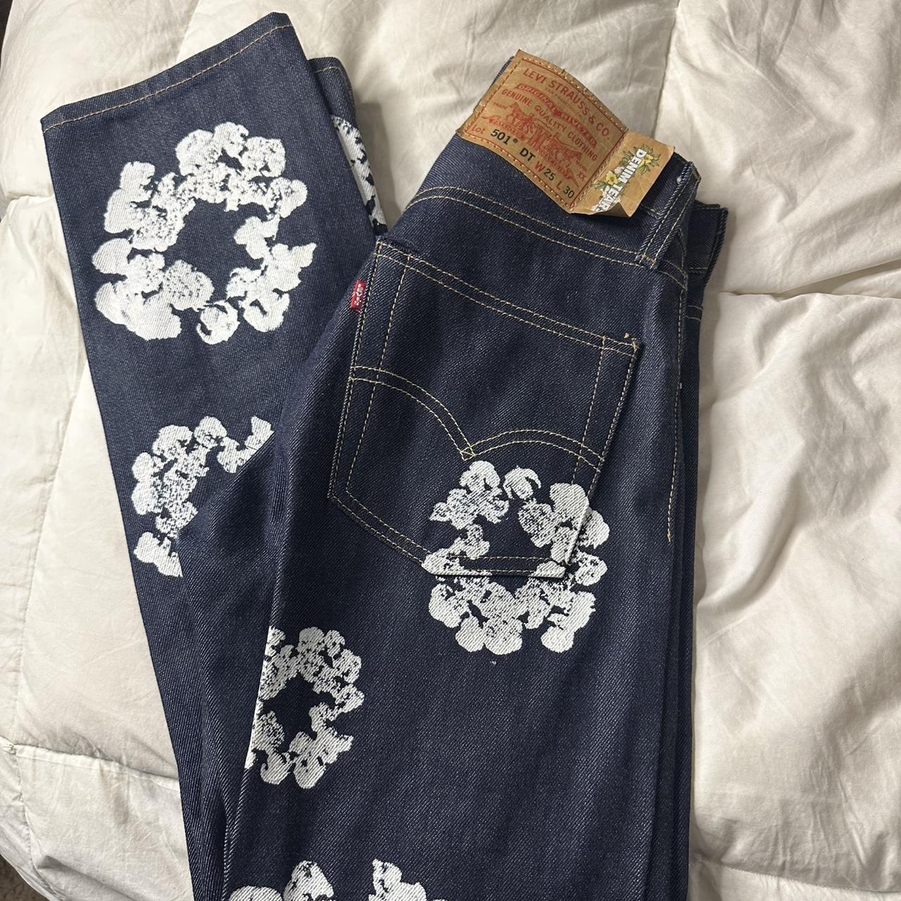 denim tear jeans Authentic Ripped in the crotch... - Depop