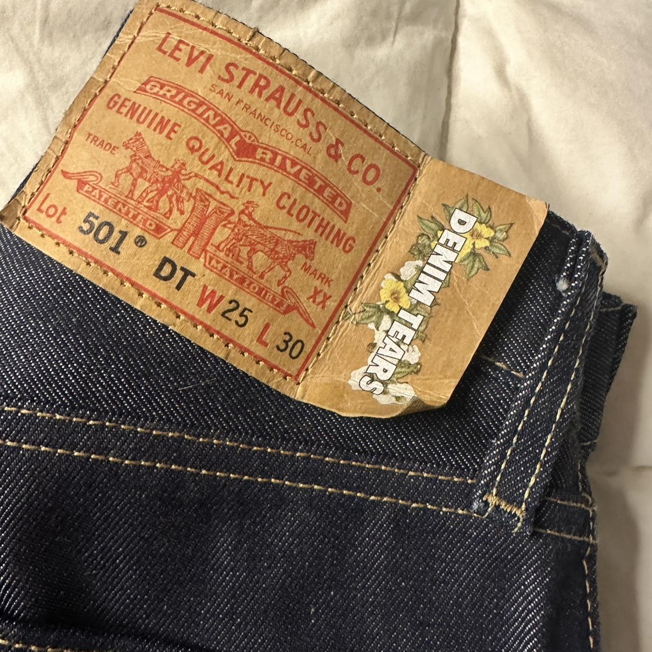 denim tear jeans Authentic Ripped in the crotch... - Depop