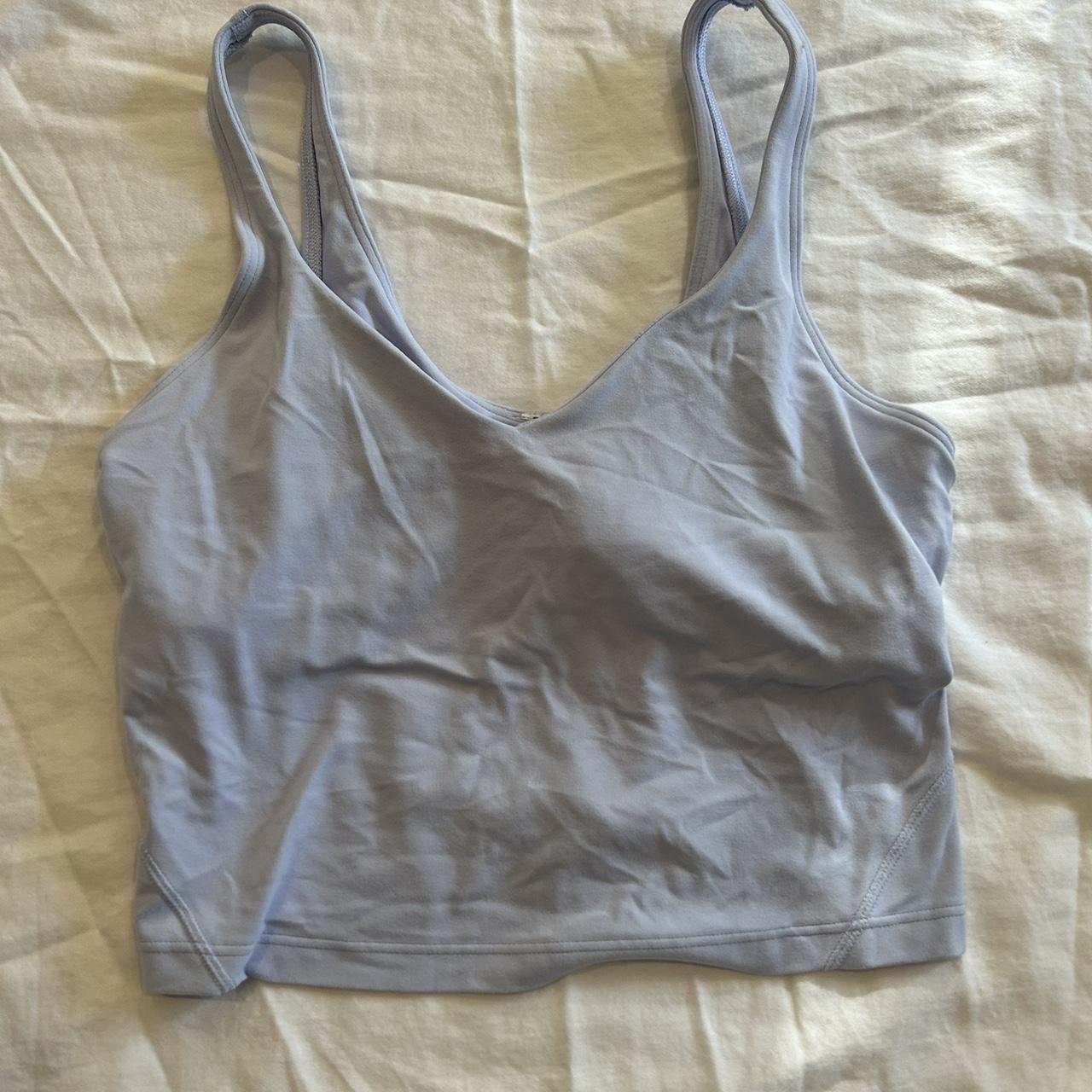 LULULEMON violet/light blue align tank Size 6 - Depop