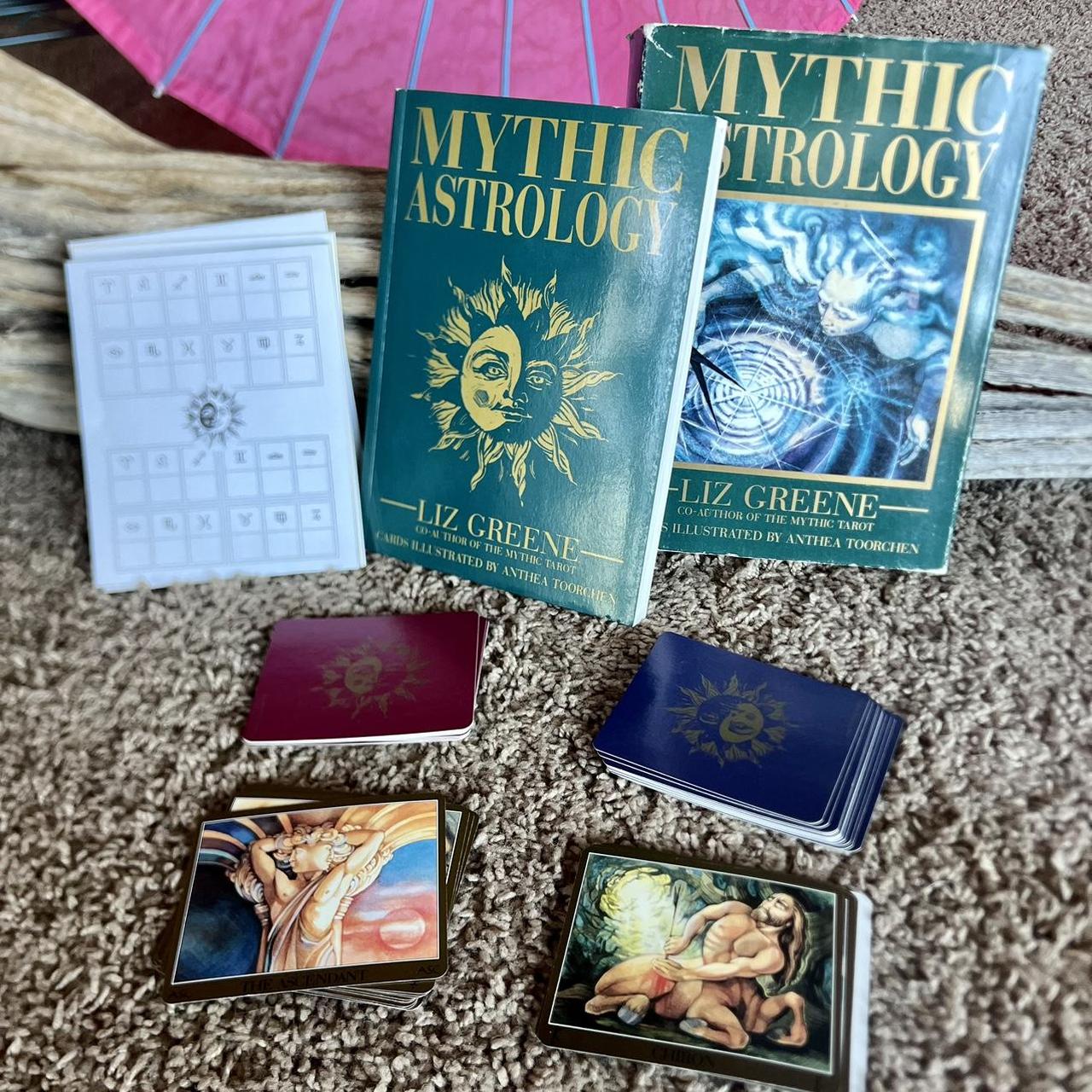 Mythic Astrology by Liz Greene book and card set... - Depop