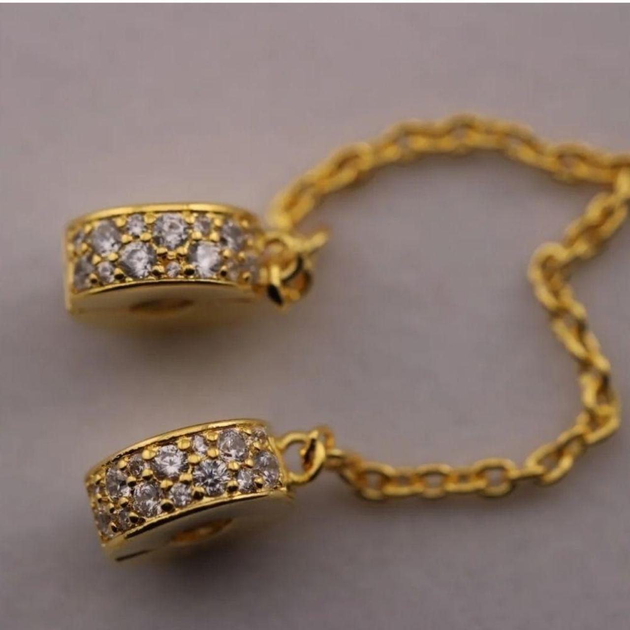 New Pandora Safety Chain Clip Bracelet... | Depop