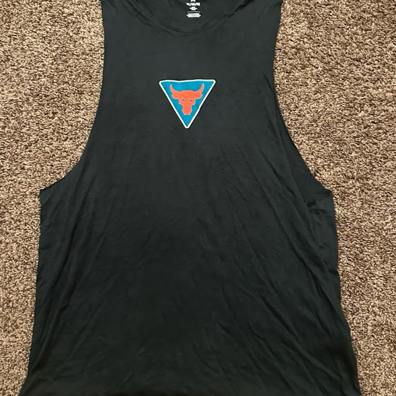 Under Armour Men's Project Rock Tank XL Please... - Depop