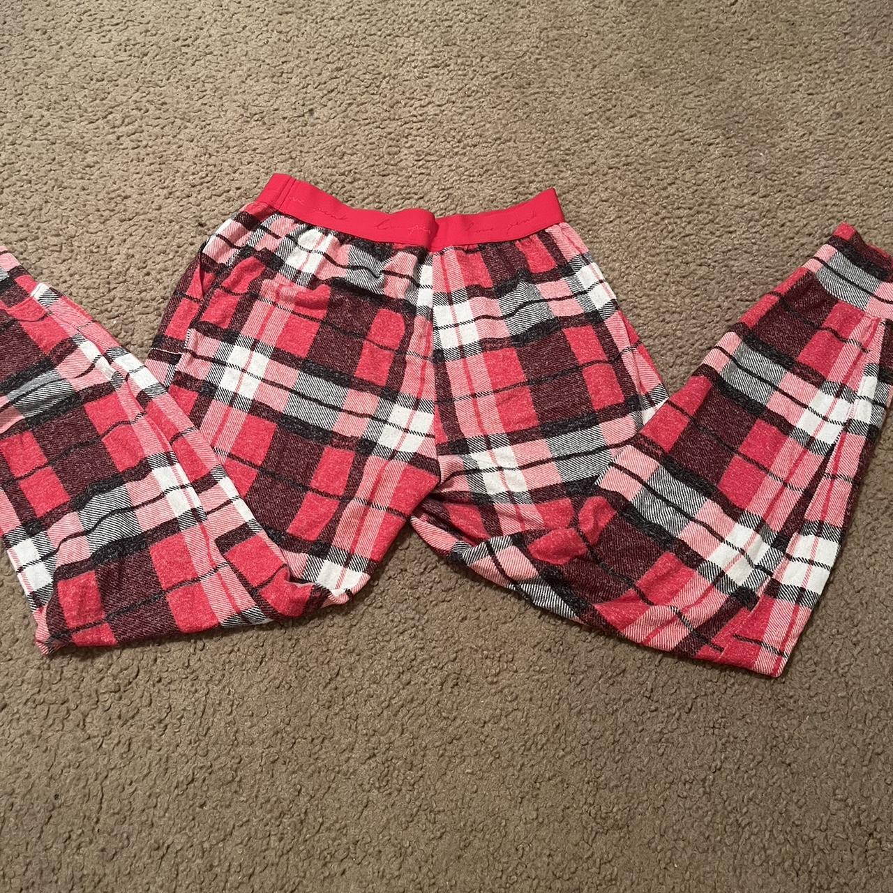 Small Victoria’s secret PINK plaid pajama pants - Depop