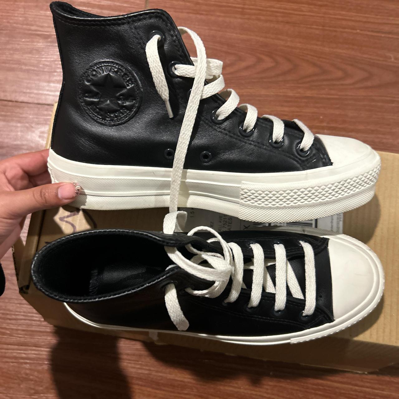 Rick Owens dupe custom converse ~ customized to look... - Depop