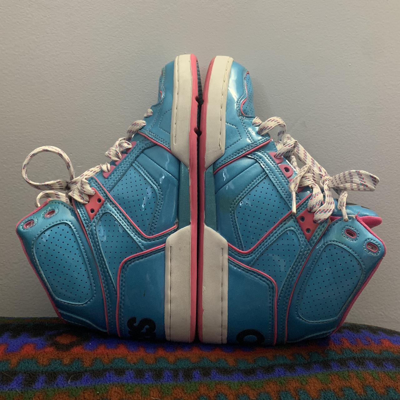 Cotton candy Osiris high top Women’s size 10 Clean... - Depop