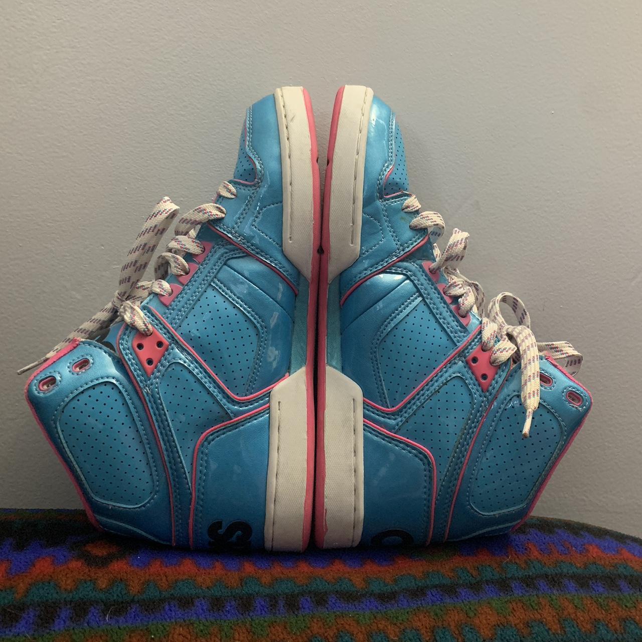 Cotton candy Osiris high top Women’s size 10 Clean... - Depop