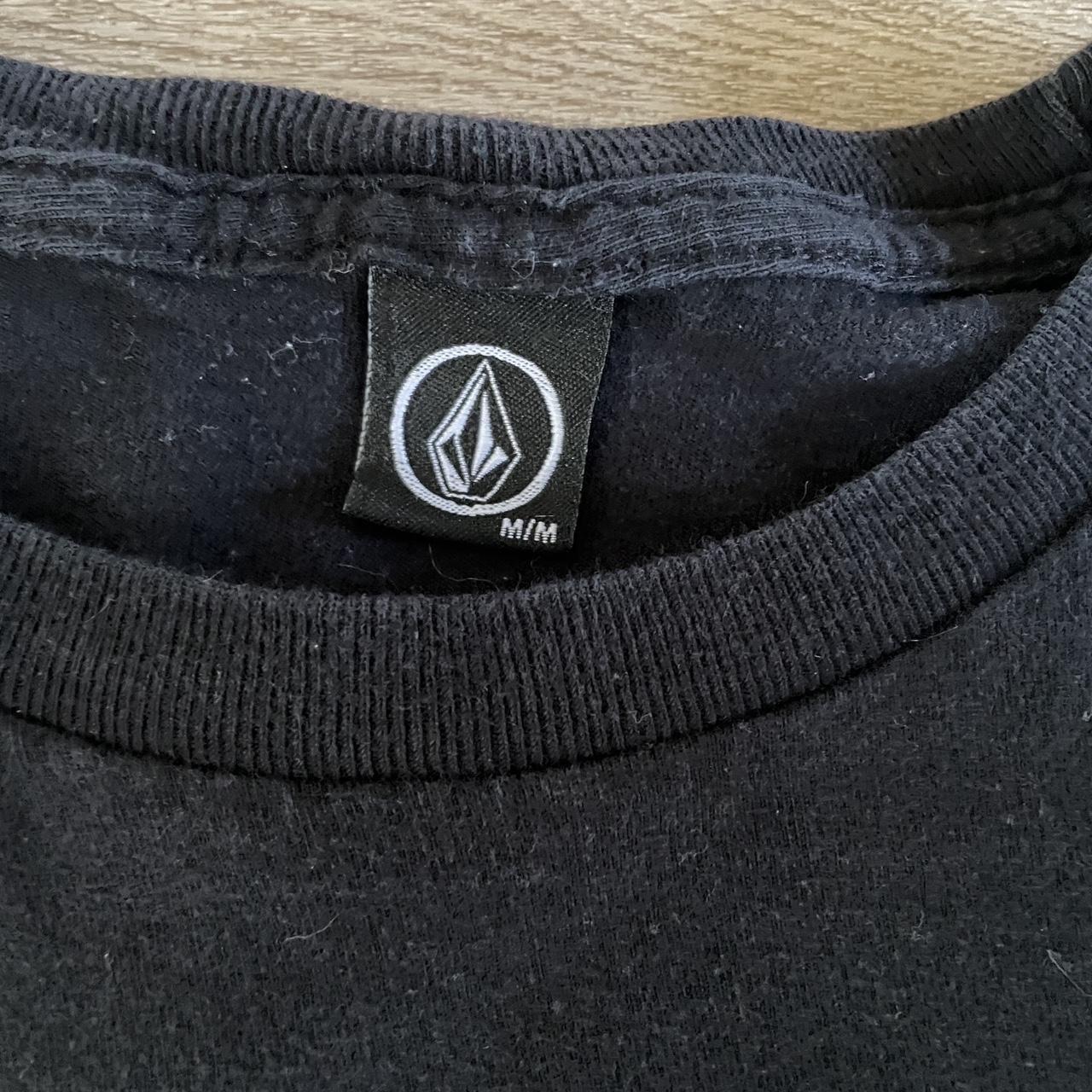 Black Volcom shirt Medium - Depop