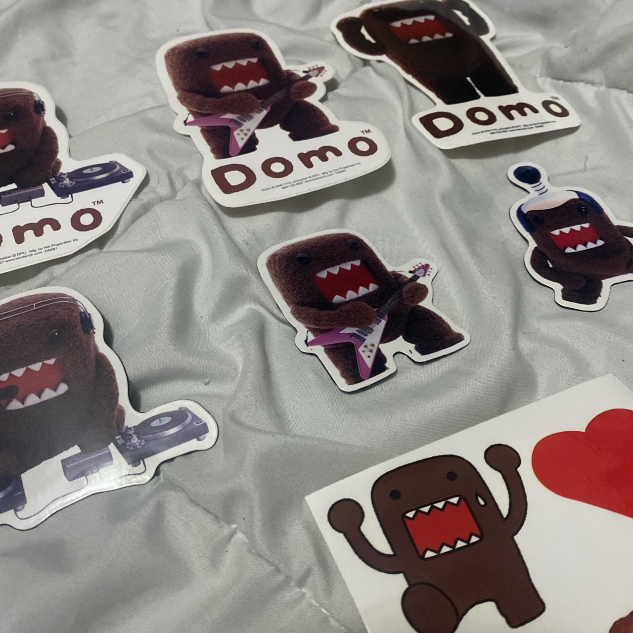 set of 4 domo stickers and 3 domo magnets all in... - Depop