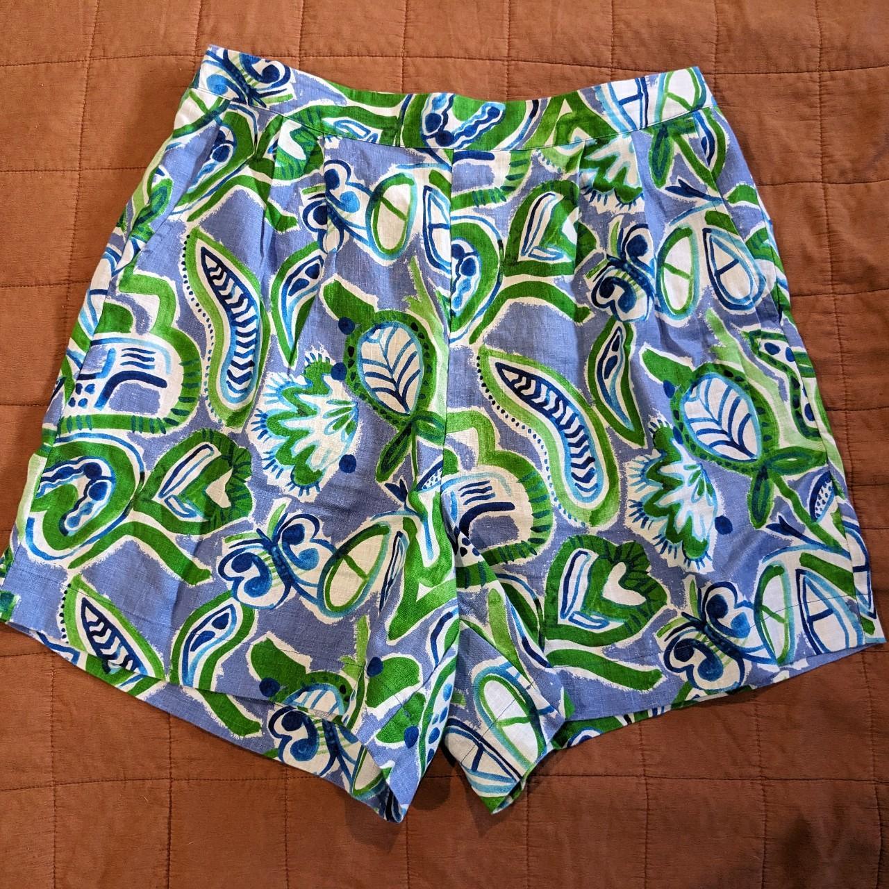 Paisley short by Gorman Natural european linen... - Depop