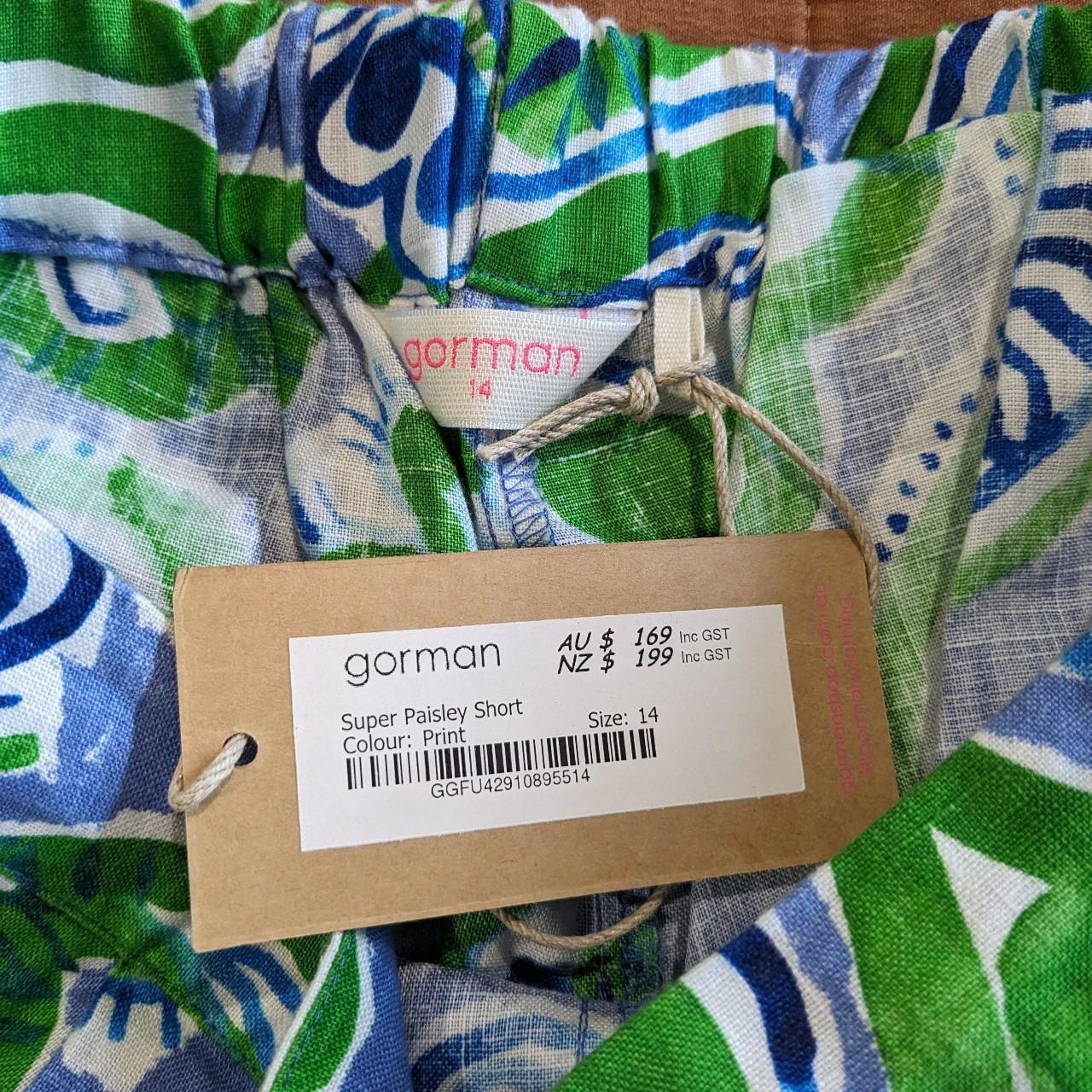 Paisley short by Gorman Natural european linen... - Depop