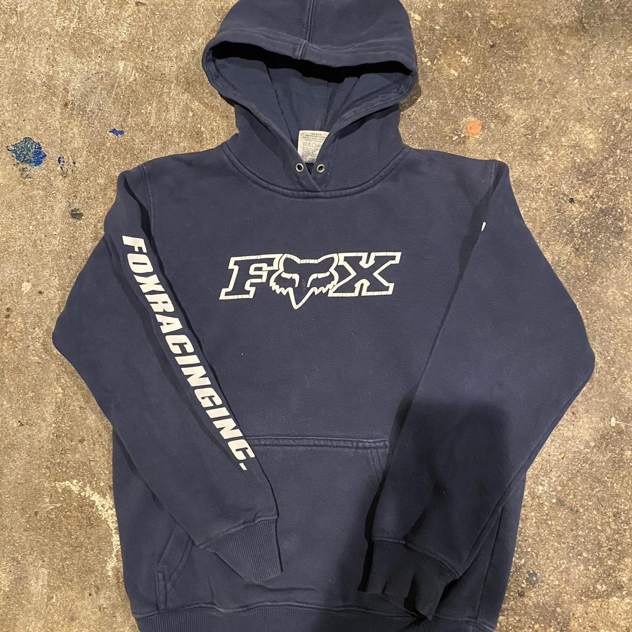 Fox racing hoodie - Depop