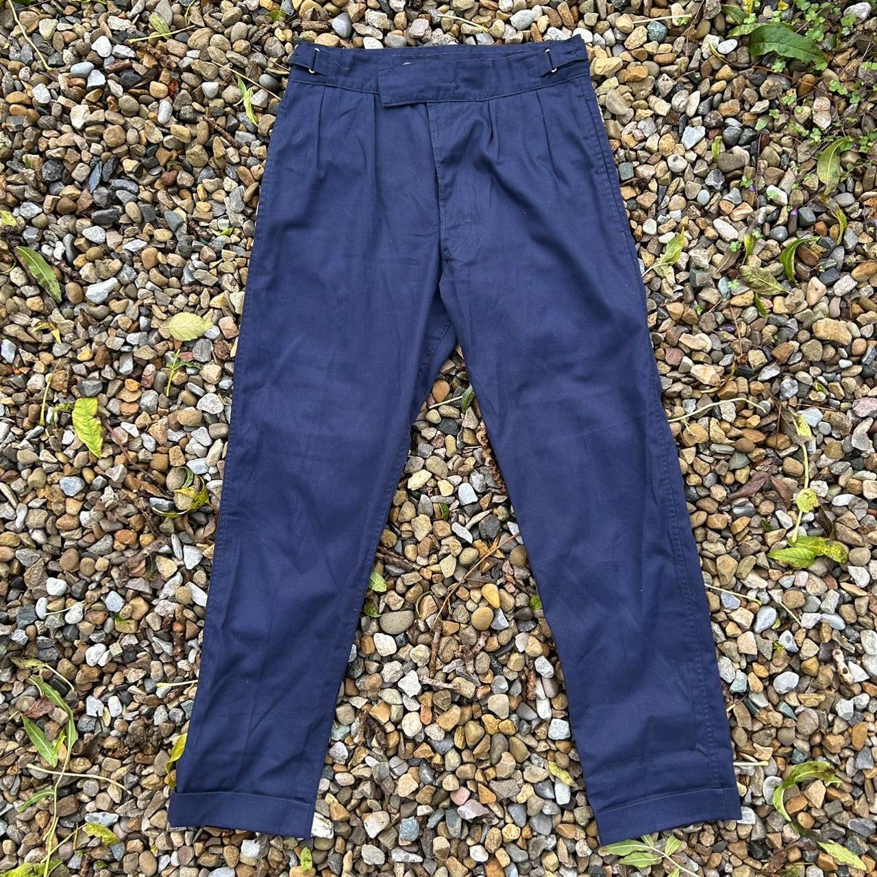 1960s/70s Royal Navy Trousers Button front and... - Depop