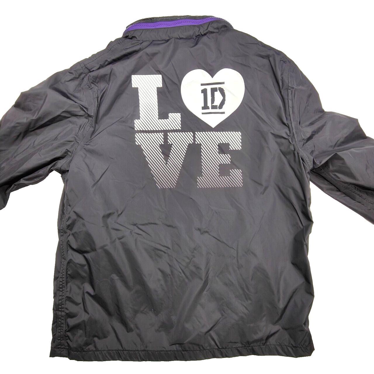 One Direction Jacket Women's Medium Black ! Band... - Depop