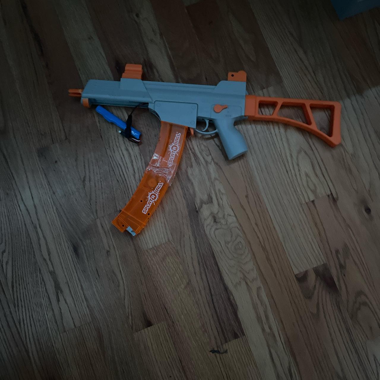 splat ball gun with double clip and battery Also new... | Depop