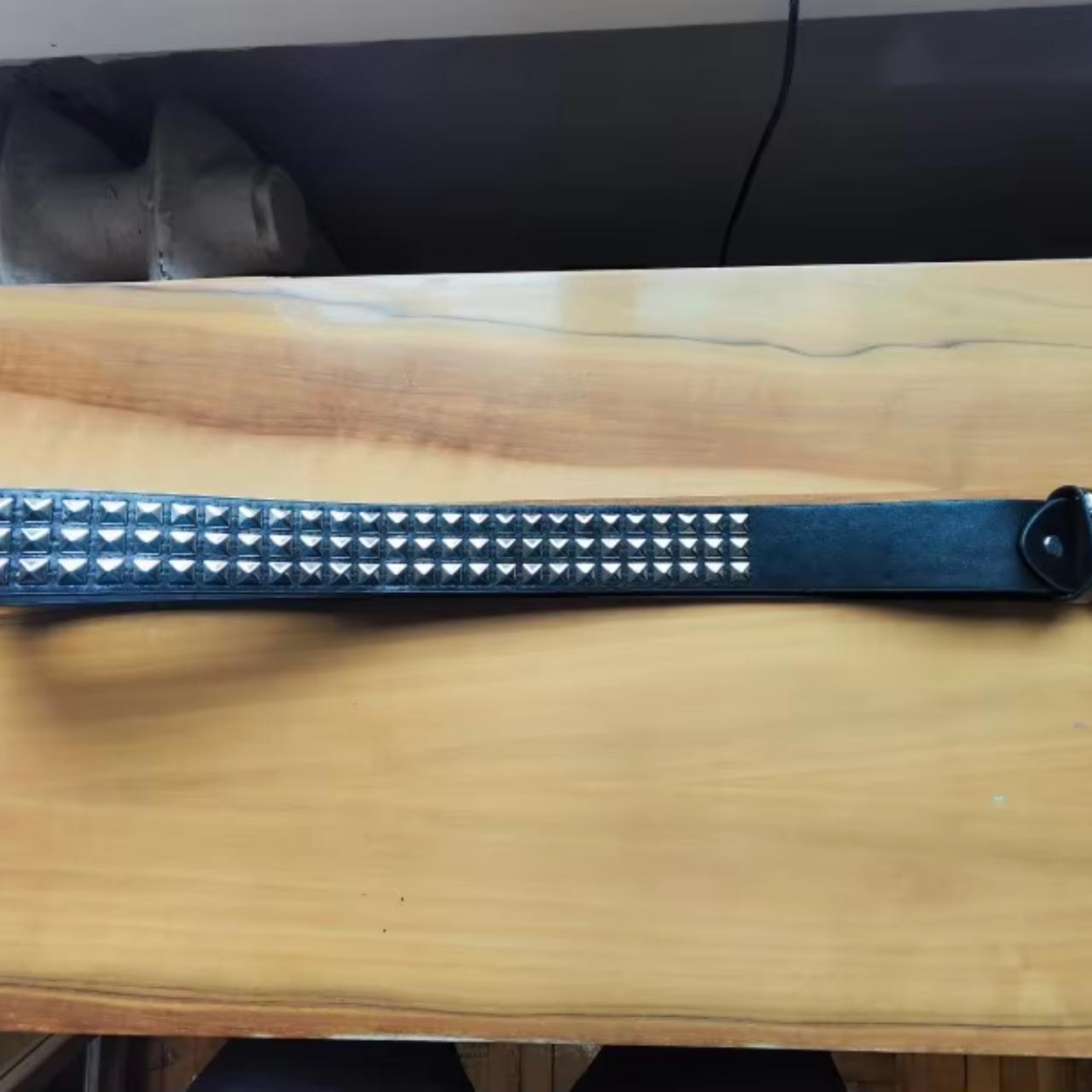 y2k beaded belt luh calm belt 30-41 - Depop