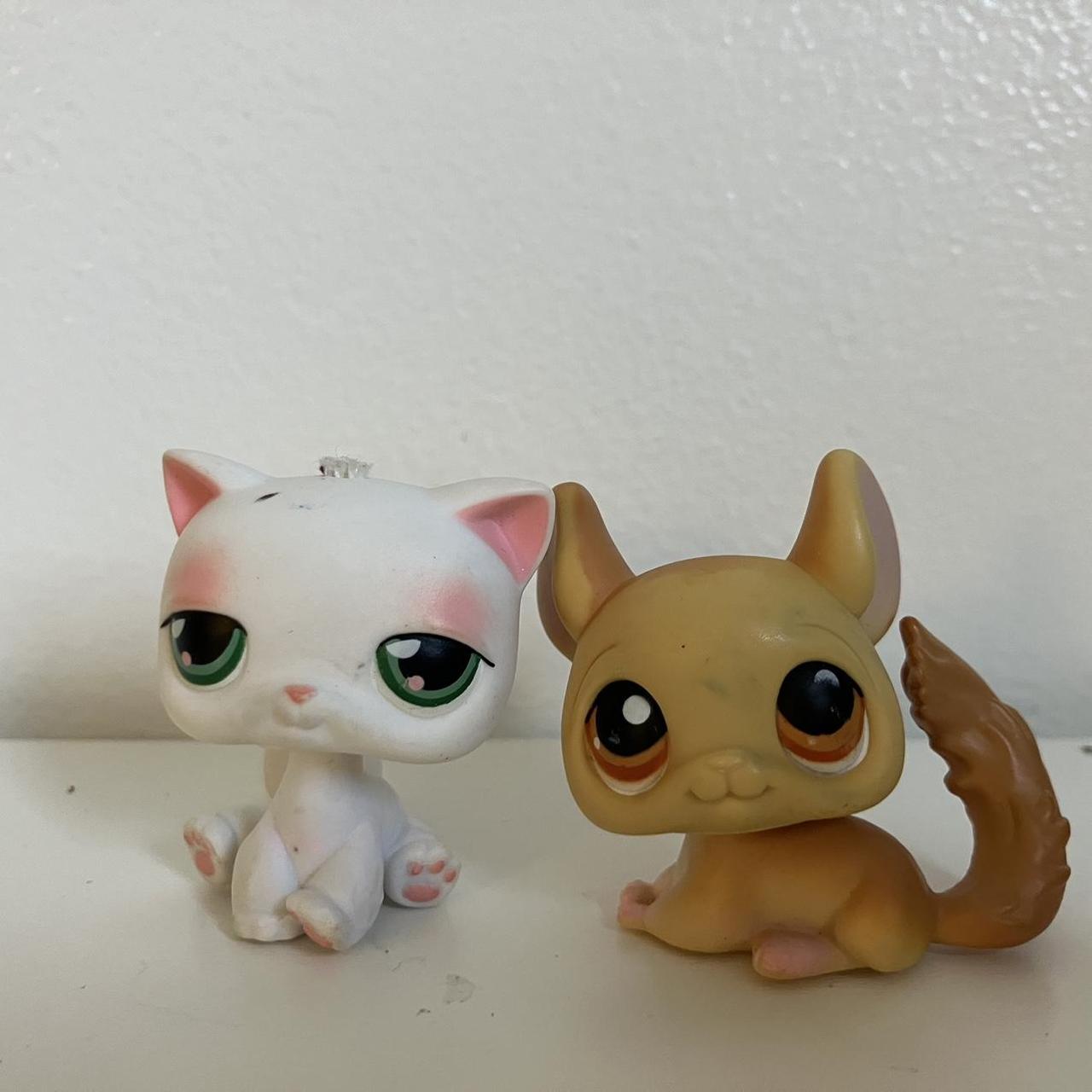 LPS, littlest pet shop, cat and chinchilla. Paint... - Depop