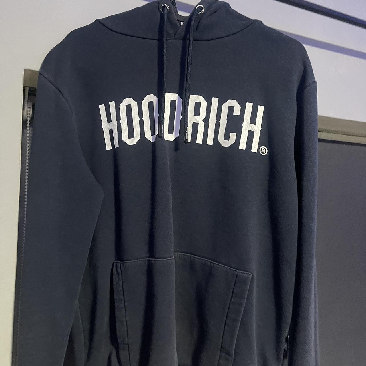 blue hoodrich hoodie - Depop