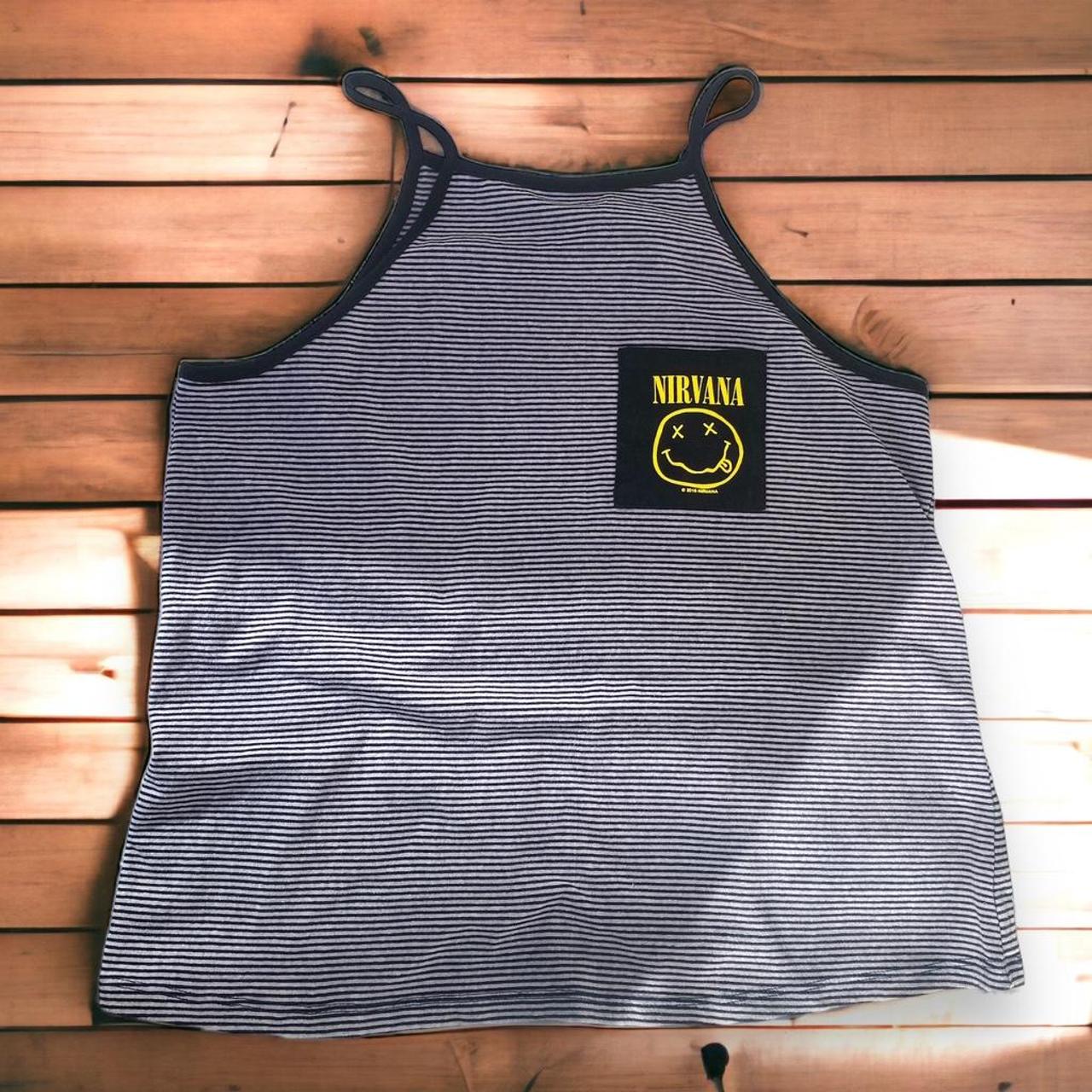 90’s grunge Nirvana re-pop tank (2018) Hot Topic New... - Depop