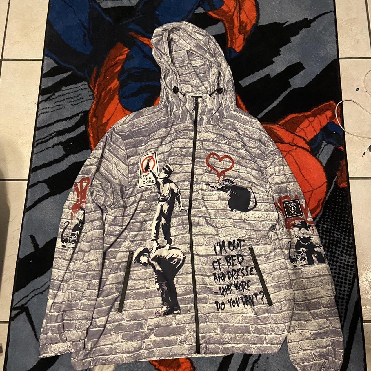 hotel tango banalized windbreaker jacket 2XL - Depop