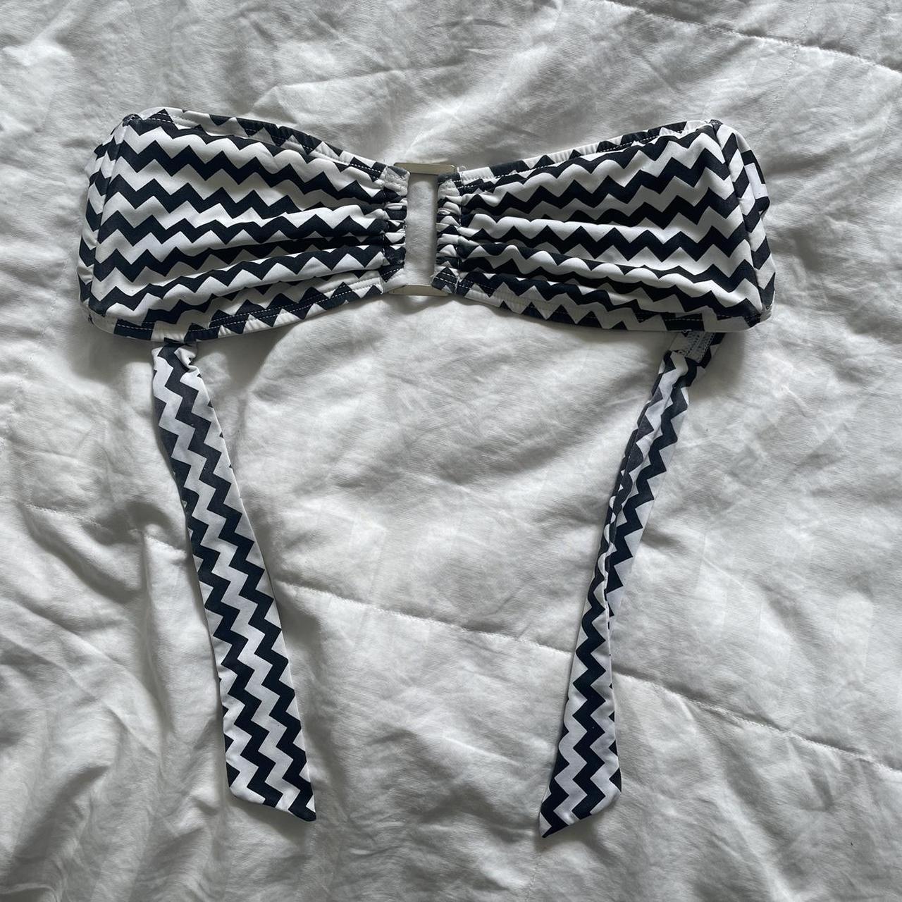 Trina Turk Staples Tie Swim Top No Size but can fit... - Depop