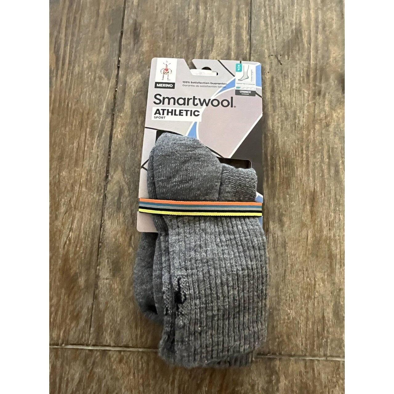 SmartWool Athletic Unisex Crew Socks Medium Gray... - Depop