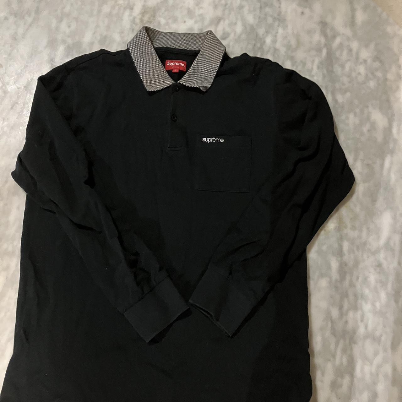 Supreme long sleeve poloshirt One owner Purchased in... - Depop
