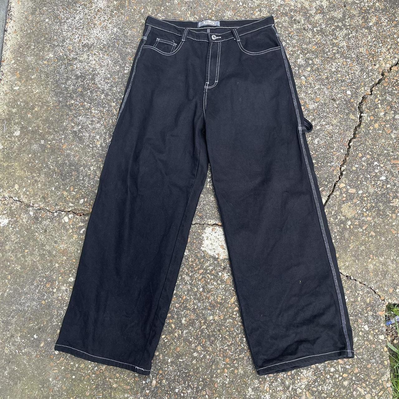 bolt jeans baggy styleeee 🌹carpenter style with... - Depop