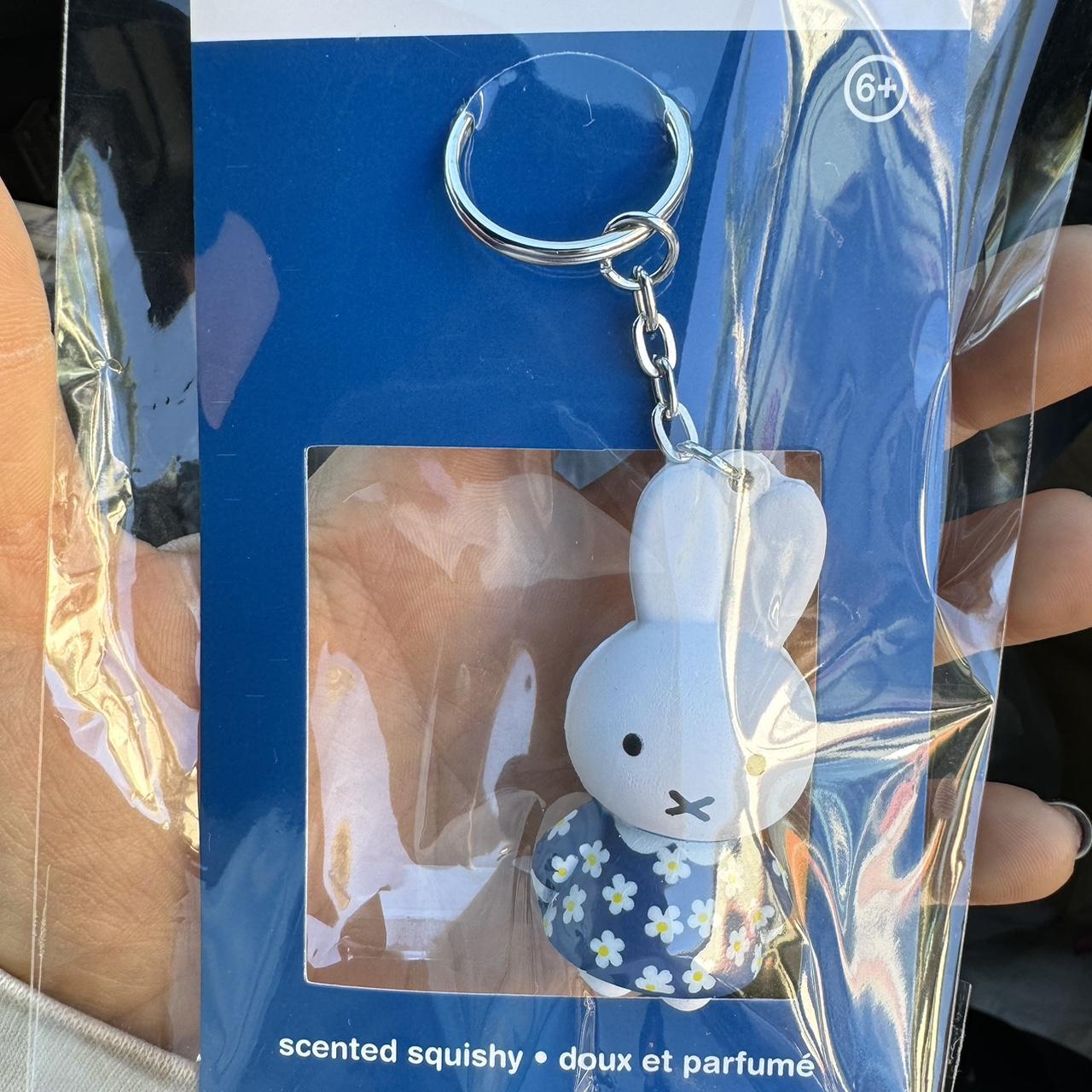 “Floral Miffy” squishy scented keychain ૮꒰ྀི∩´ ᵕ... - Depop