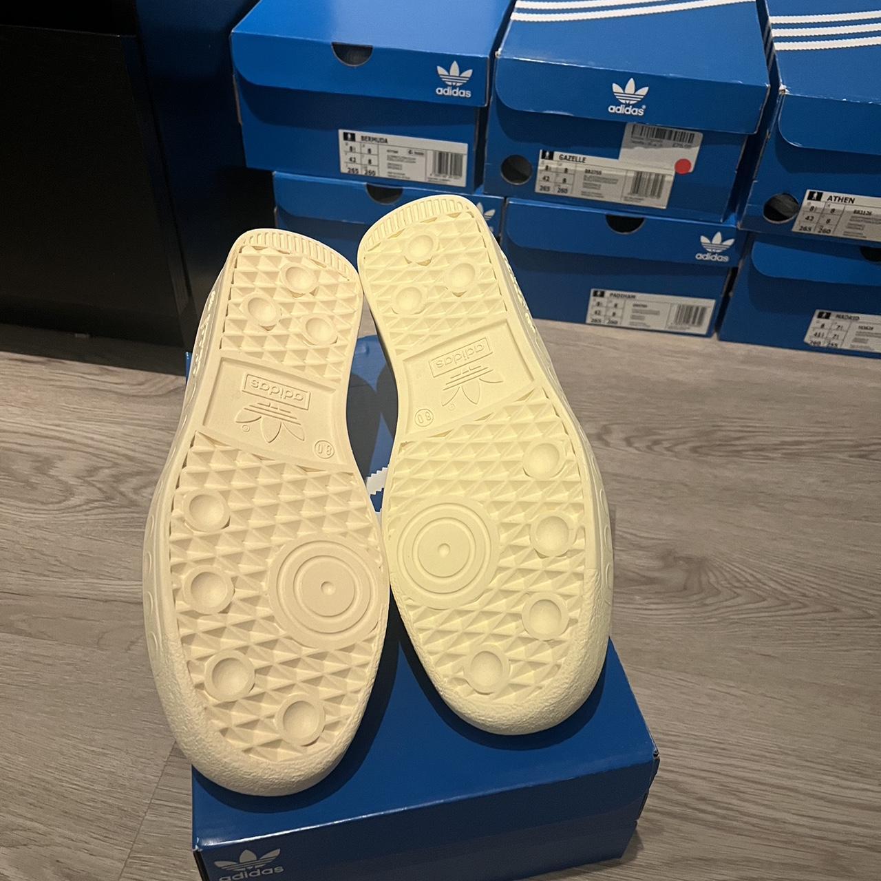 Adidas Lyon 2021 Bnibwt size 8 blue white cream - Depop