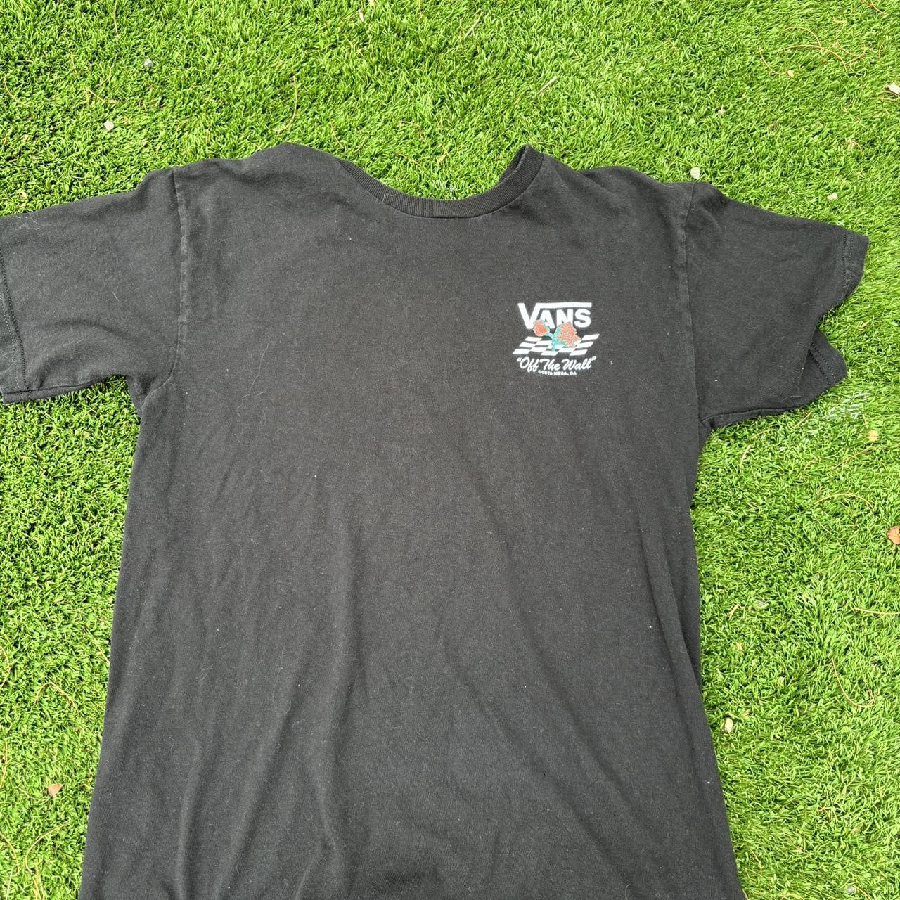 Black Vans Shirt Very Small tears in the front... - Depop