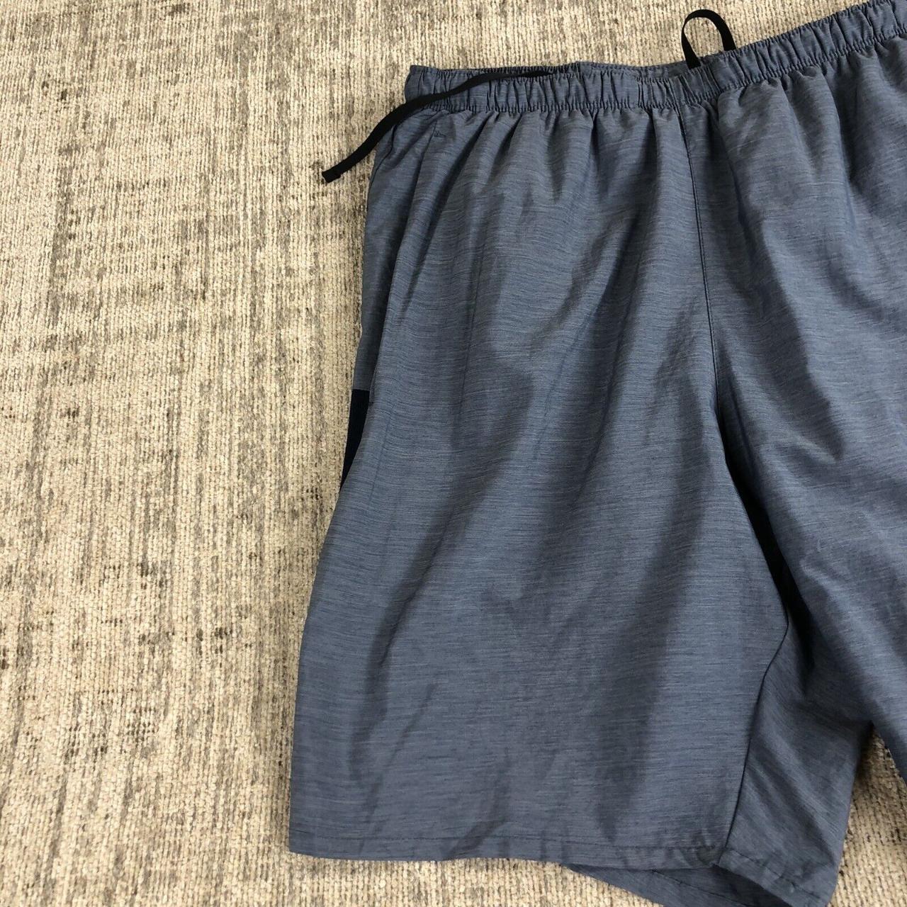 Nike Elastic Draw String Shorts blue With Pockets... - Depop