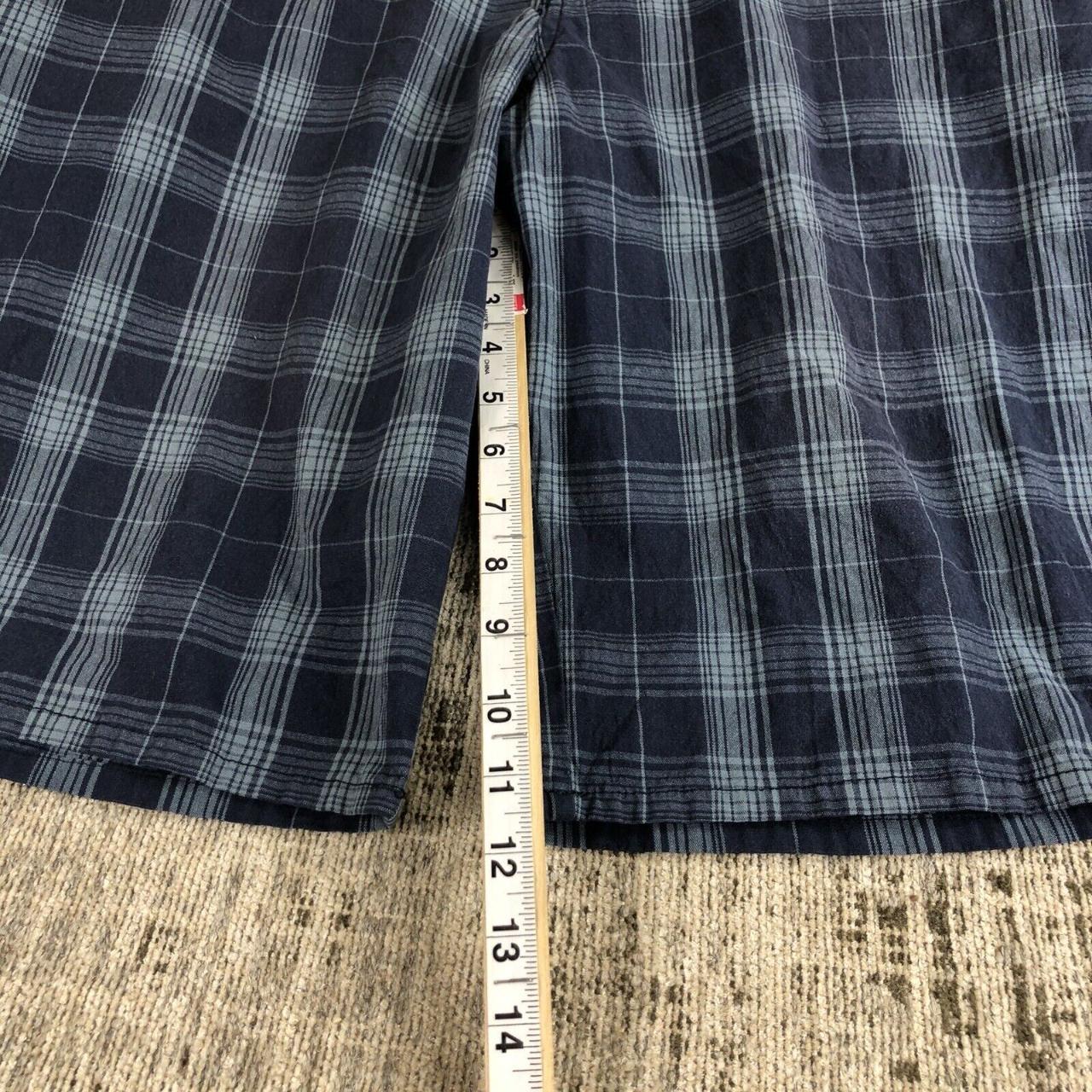 Dickies Shorts Mens 36 blue checked Work Trunks... - Depop