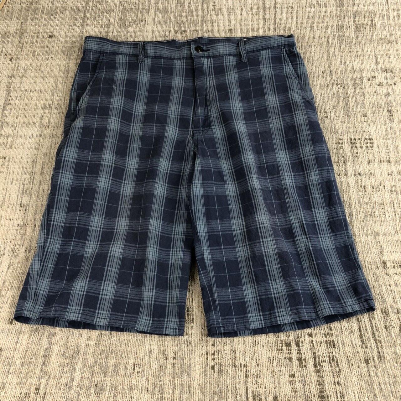 Dickies Shorts Mens 36 blue checked Work Trunks... - Depop