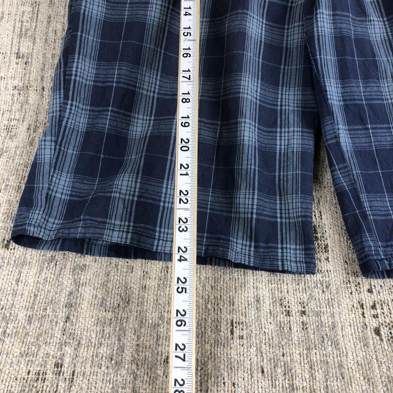Dickies Shorts Mens 36 blue checked Work Trunks... - Depop