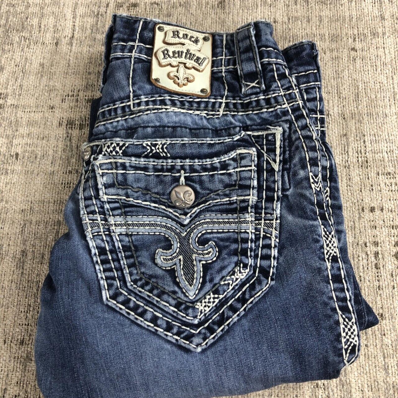Rock Revival men's Strech Jeans size 30 colin ... - Depop