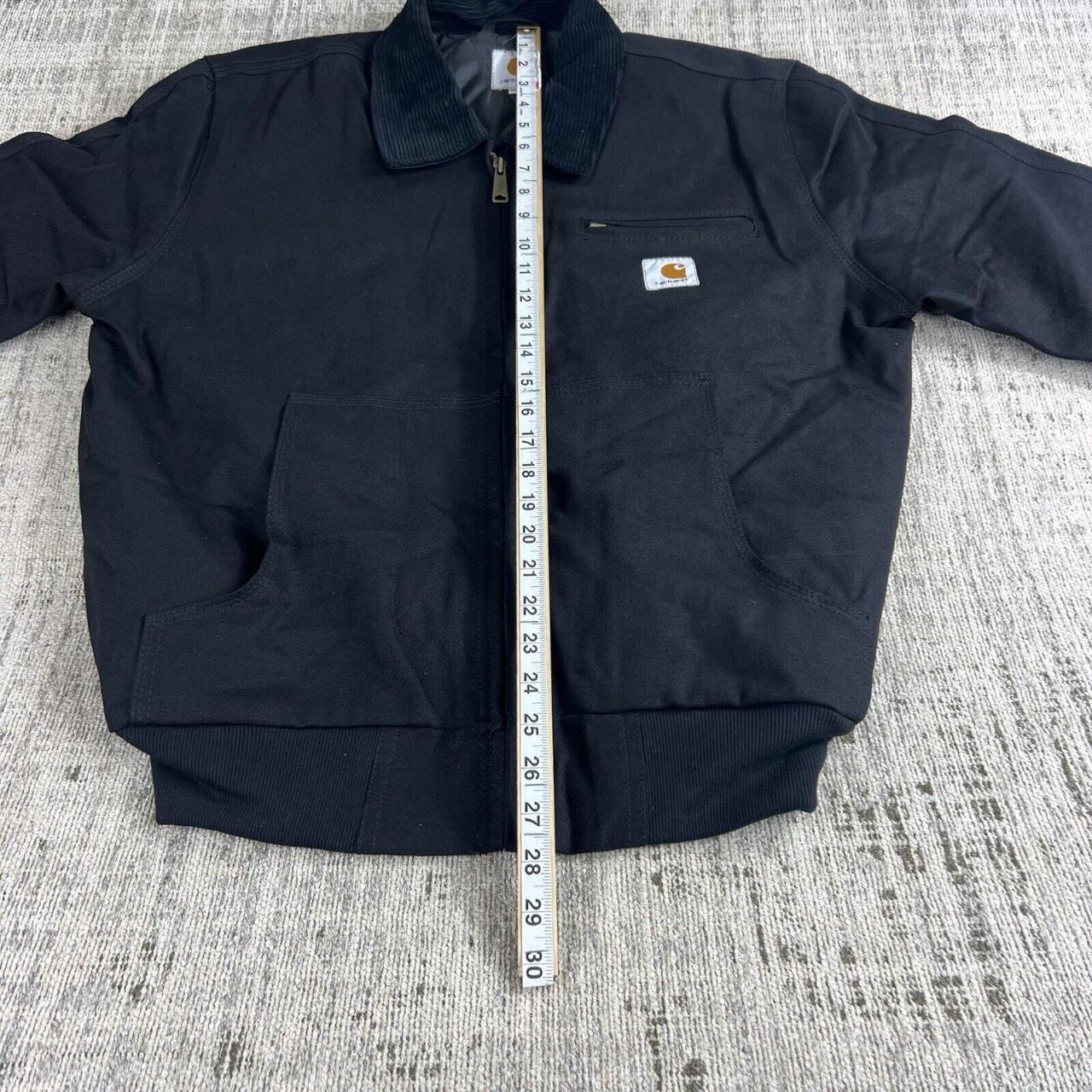 Carhartt Rework Detroit bomber Jacket Black size... - Depop