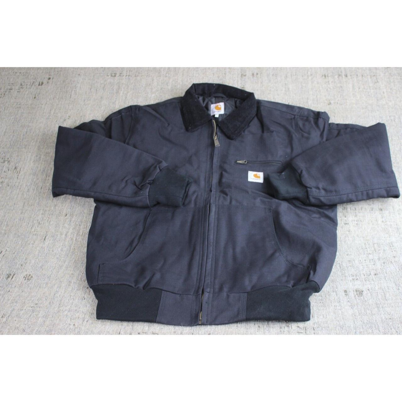 Carhartt Rework Detroit bomber Jacket Black size xl... - Depop