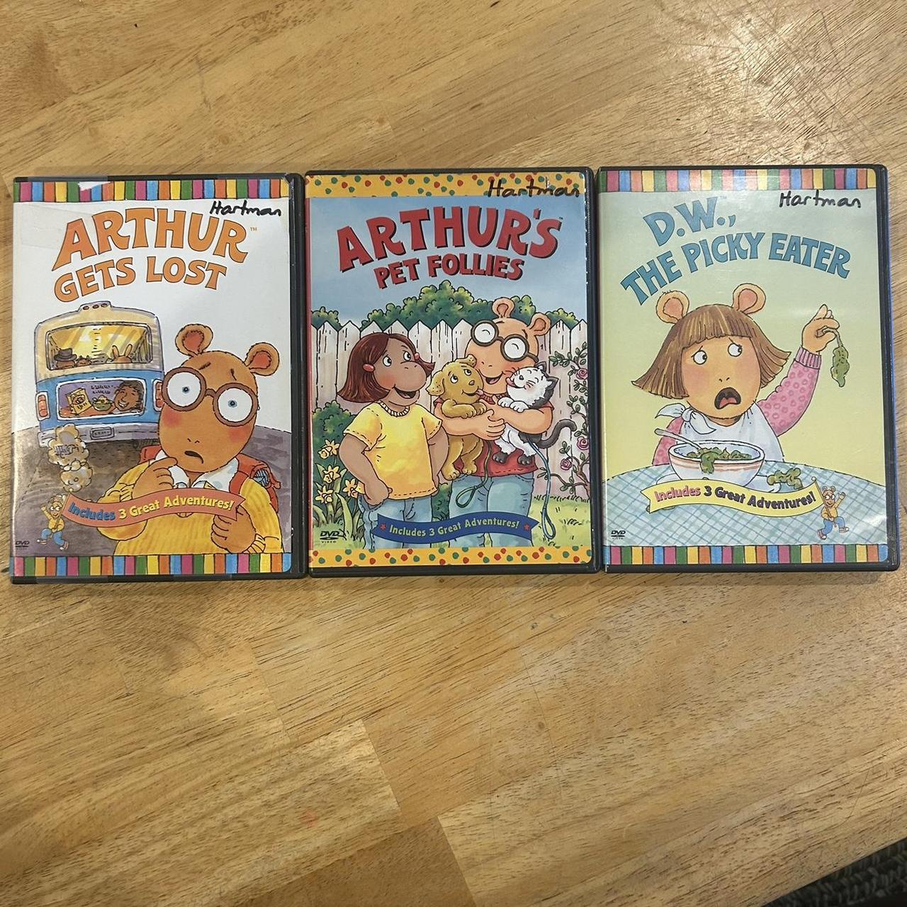 Arthur PBS Kids 3 DVD Lot (DVD, Sony) - Depop