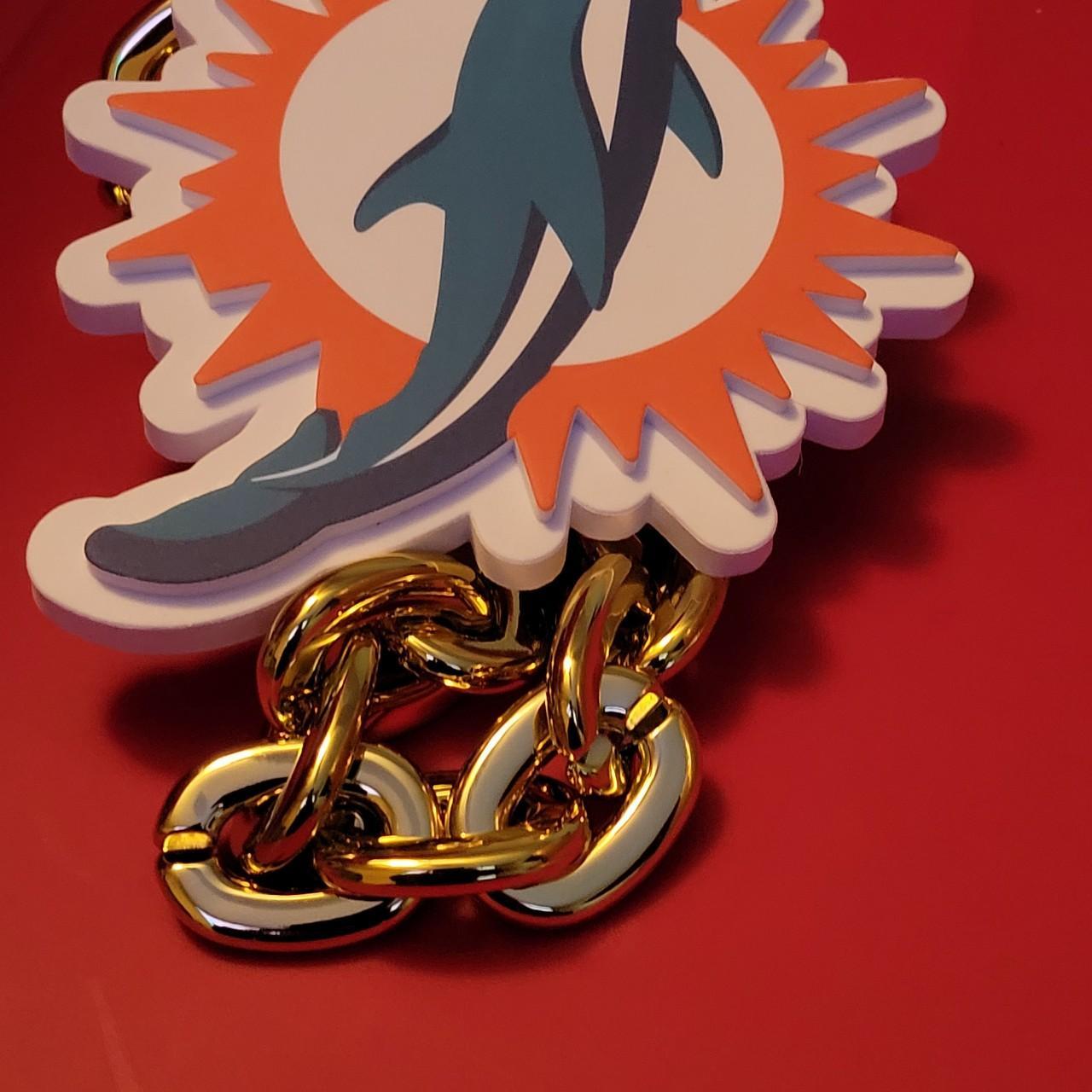 Miami Dolphins 3D fan necklace. Brand new and chain... - Depop