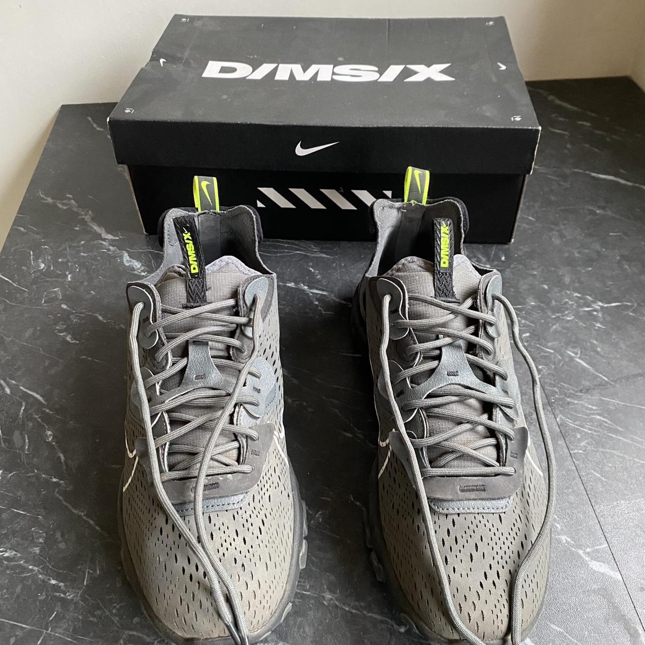 Gray / green Nike reacts barley worn authentic comes... - Depop