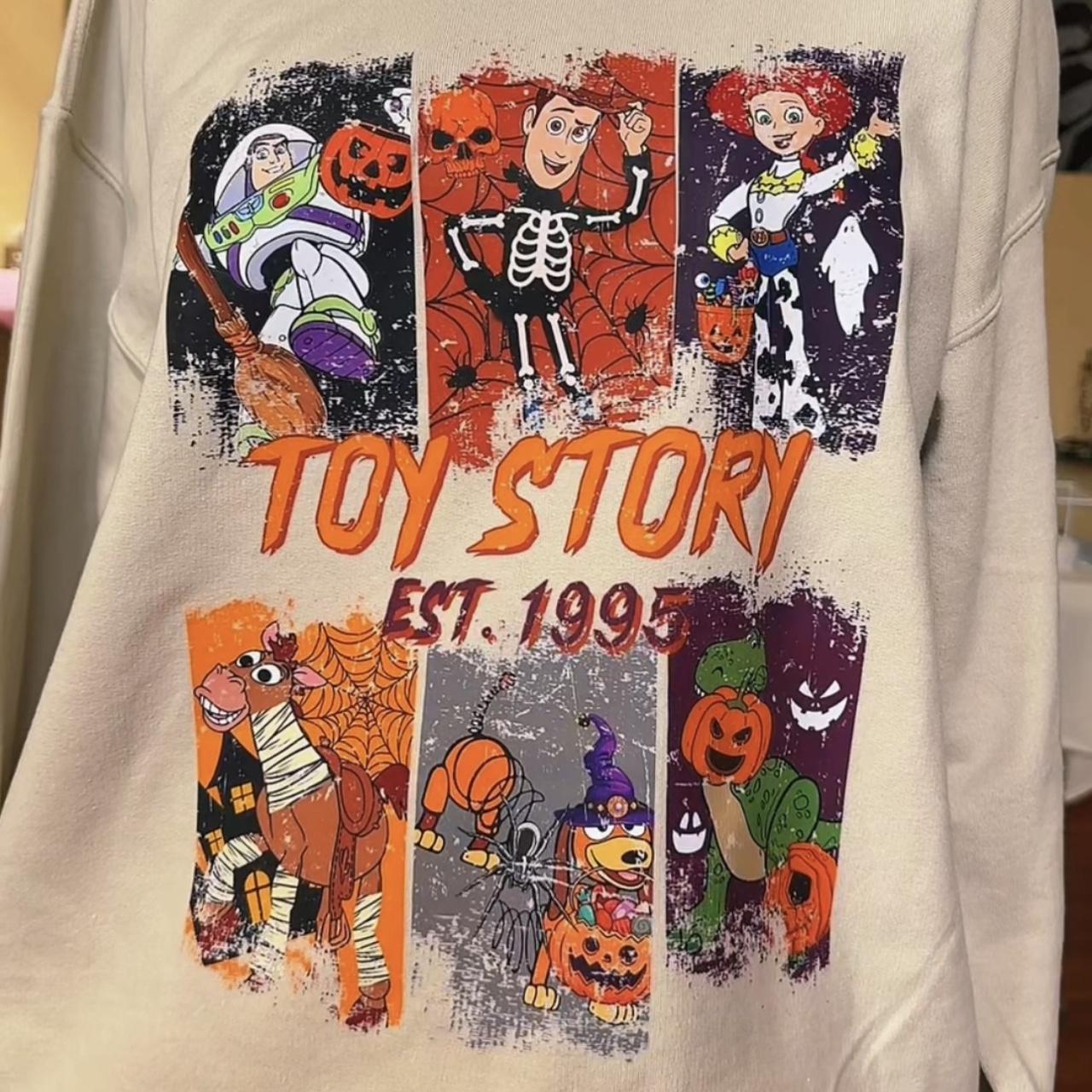 Unisex toy story Halloween crewneck sweater - Depop