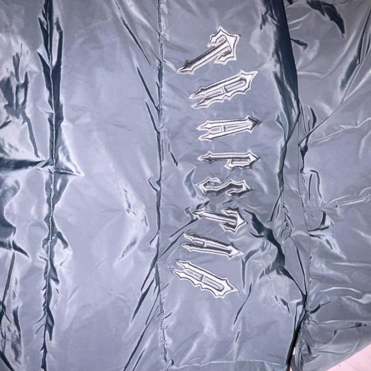 Men’s size m stone grey iron gate trapstar coat only... - Depop