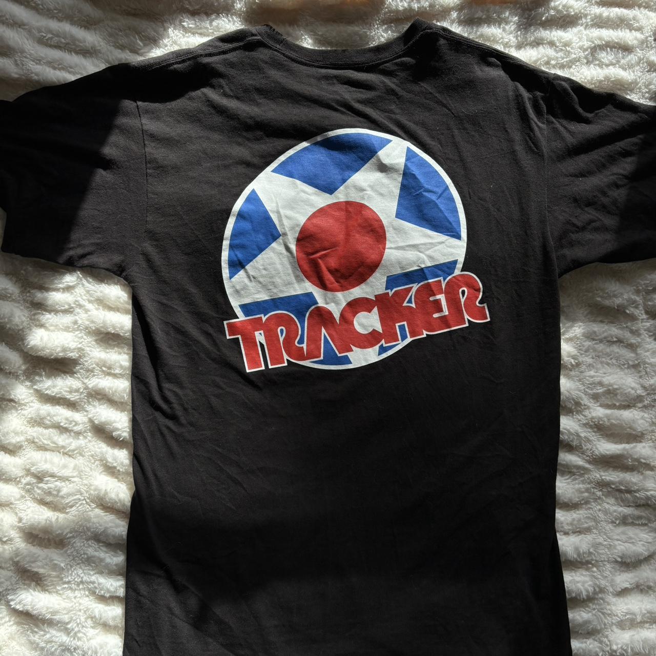 Tracker Skate Trucks Mens Graphic Tee Size - Large - Depop