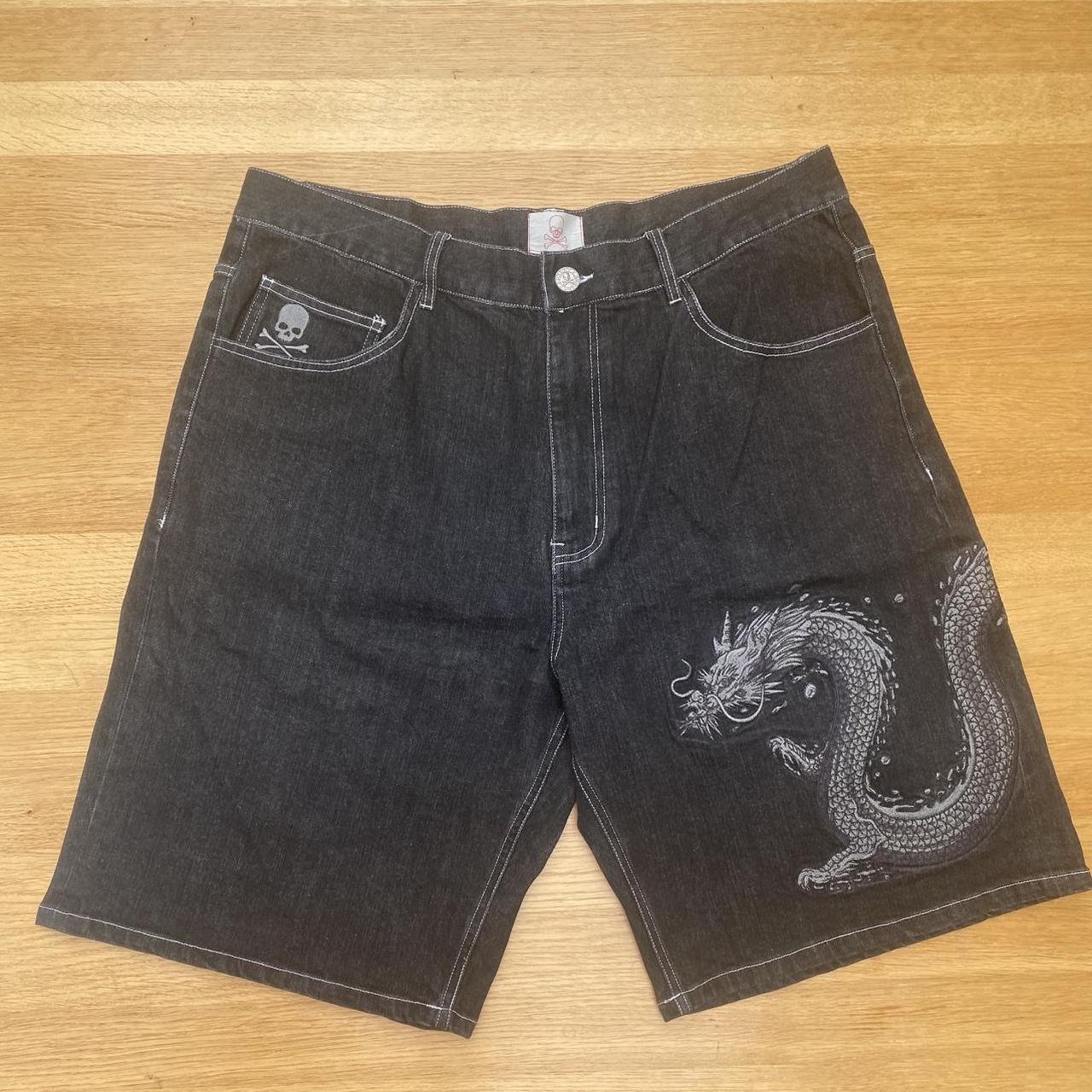 og black bounty bodega jorts perfect for the... | Depop