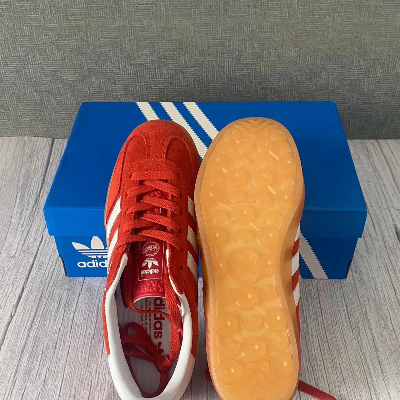 adidas Originals Gazelle indoor red low-top... - Depop