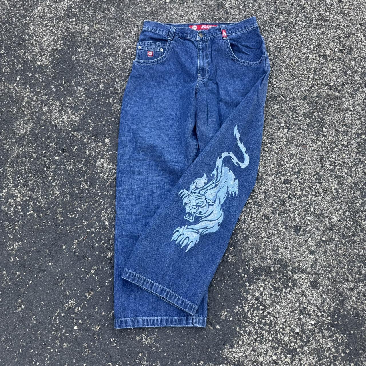 Jnco tigers 36x32 No flaws (best condo and size on... | Depop