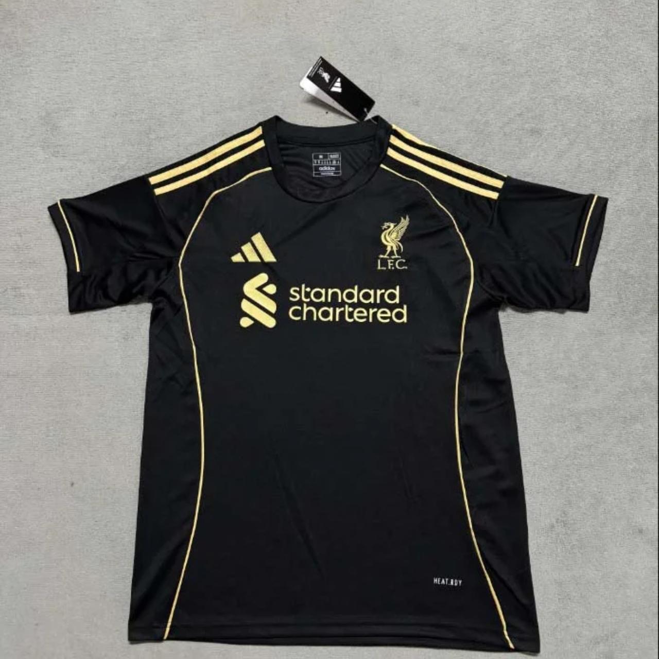 2025/2026 Liverpool Special Edition Black Soccer Jersey | Depop